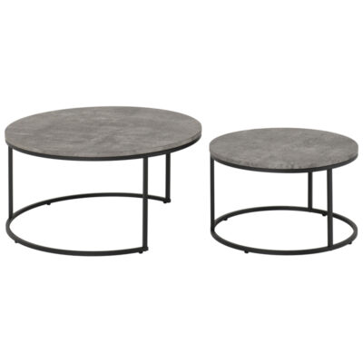 Athens Round Coffee Table Set - Unique Furnishings