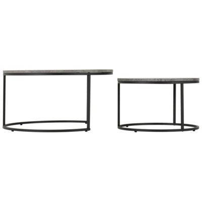 Athens Round Coffee Table Set - Unique Furnishings